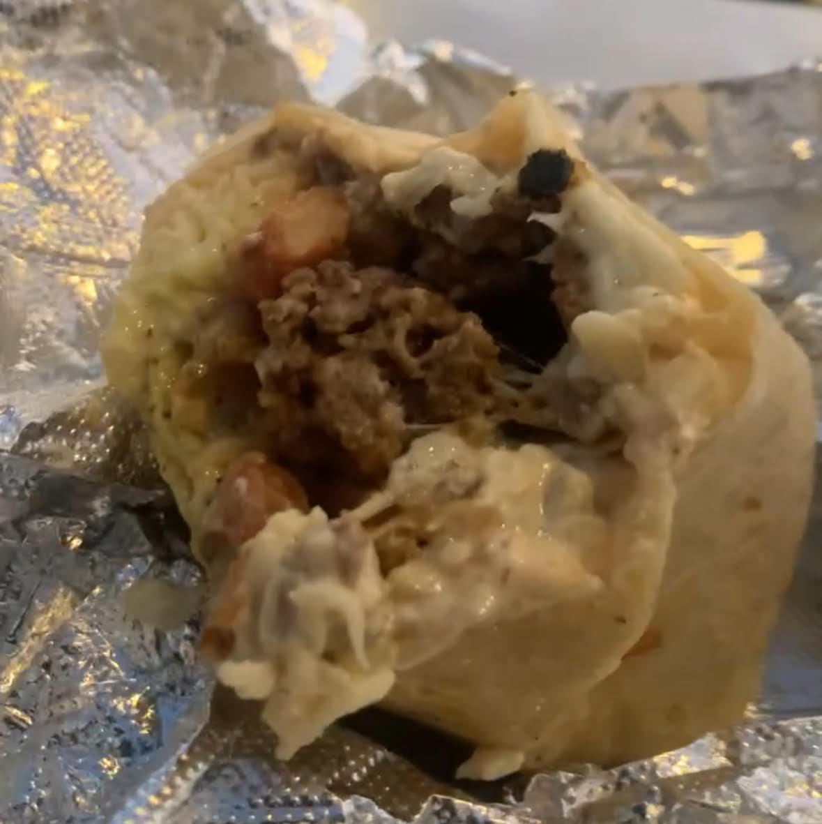 Chopped Cheese Burrito